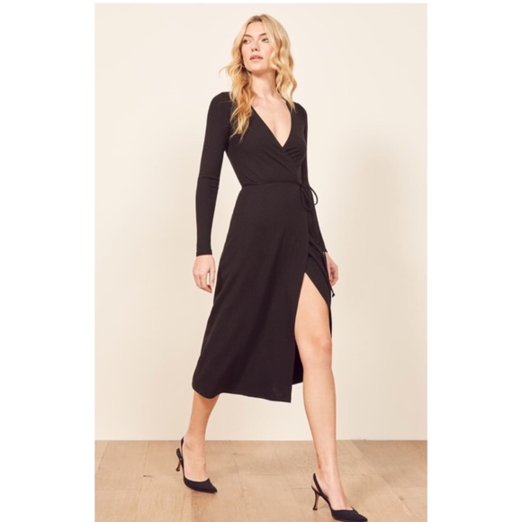 Reformation | Dresses | Reformation Celine Wrap Midi Dress S | Poshmark